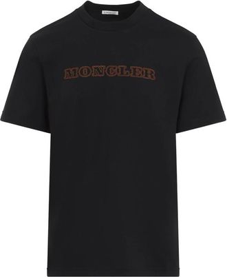 Moncler Logo-embroidered Short-sleeve T-shirt