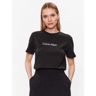 Calvin Klein T-Shirt Hero Logo K20K205448 Schwarz Regular Fit