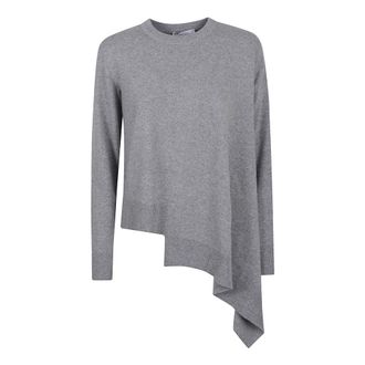 Alexander McQueen Damen, Strickwaren, Grau, SGr&ouml;&szlig;e