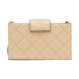 Tory Burch Beige Mini Chain Geldb&ouml;rse Accessoires - - Accessories - Damen - Beige - ONE SIZE