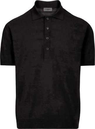 Paolo Pecora Homme, Pulls, Noir, Taille: 2XL Maglia A Polo