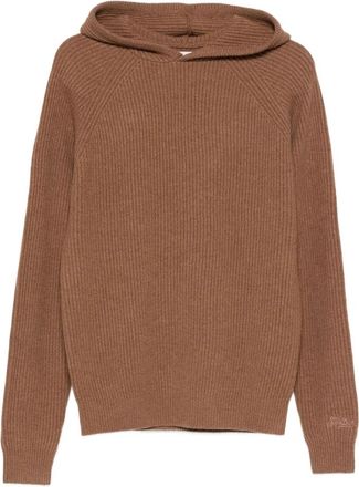 MC2 Saint Barth Homme, Pulls, Brun, Taille: S Malcolm Wool Sweat &agrave; capuche