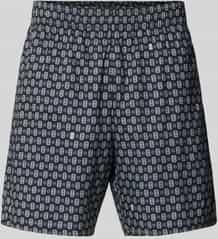 Lacoste Regular Fit Chinoshorts aus Baumwoll-Viskose-Mix Modell Aop Short Tenniscourt