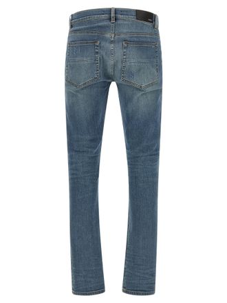Amiri Distressed Cotton Jeans - Blue