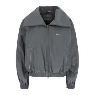 Balenciaga High Collar Tracksuit Jacket - - Jackets - Damen - Grau - M