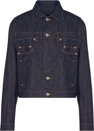Jean Paul Gaultier Inverted Jeansjacke - Blau