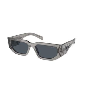 Prada Rechteckige Acetat-Sonnenbrille - - Accessories - Herren - Grau - 54 MM