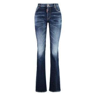 Dsquared2 Vintage Twiggy Jeans mit Kupferdetails - - Jeans - Damen - Blau - L