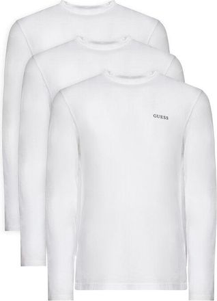 Guess Langarmshirt-Set U6BG04 K5370 Wei&szlig; Regular Fit