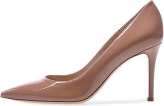 Generic Escarpins Classiques à Talons Hauts et Bout Fermé pour Femmes, Chaussures à Talons Aiguilles à Bout Pointu et à la Mode élégantes pour Le Bureau Le Tr