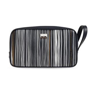 Dolce & Gabbana Kulturbeutel mit Streifenmuster - - Bags - Herren - Blau - ONE SIZE