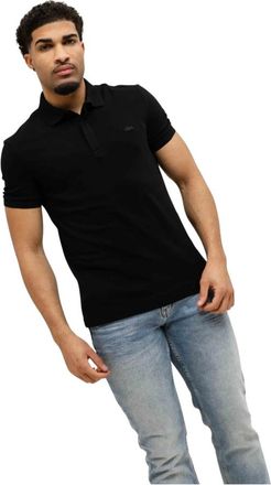 Lacoste Homme, Tops, Noir, Taille: XL Polo en coton coupe classique