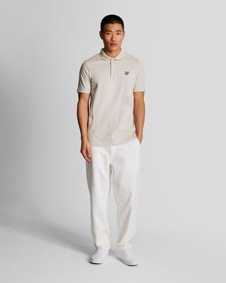 Lyle & Scott Herren-Poloshirt Rally Tipped in Grau