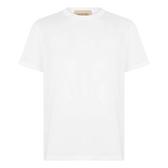 Valentino Garavani Homme, Tops, Blanc, Taille: XL T-Chemises