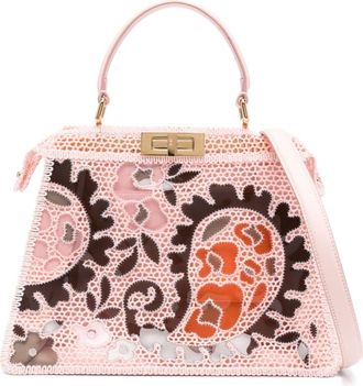 Fendi Peekaboo ISeeU Handtasche - Rosa