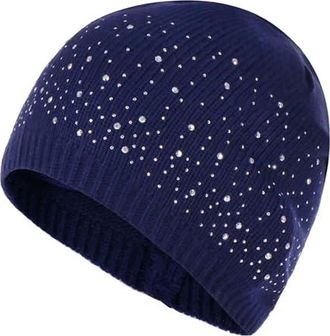 Generic Chapeau Chaud Mode Pull tricot&eacute; Chapeau ext&eacute;rieur Chaud tricot&eacute; Chapeau de Laine (Navy, One Size)