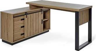 Jahnke Slide Eckschreibtisch C 150 E Montana Eiche