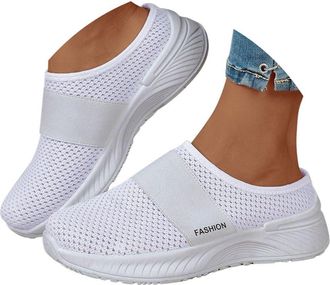 Minetom Orthop&auml;dische Hausschuhe Damen Clogs Pantoletten Air Cushion Freizeit Atmungsaktiv Sandals Gesundheitsschuhe Slip on Walkingschuhe Mesh Sandalen Schuh