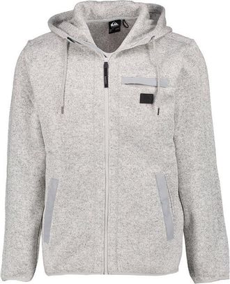 Quiksilver Herren Pullover grau Mikrofaser unifarben