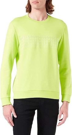 BOSS Herren Salbo 1 10236288 01 Sweatshirt, Bright Green325, XS