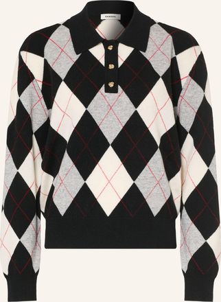 Sandro Sandro Strick-Poloshirt schwarz