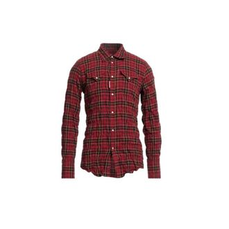 Dsquared2 Chemise Western Classique - Homme - Chemises - Rouge - Taille: L