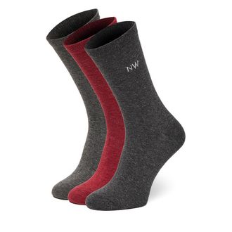 Nine West Lange Socken Nine West CEO_AS_NW_05_W_AW25 (3 PACK) Grau