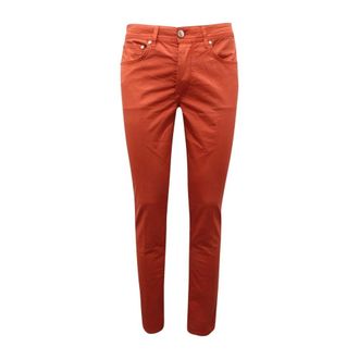 Barba Napoli F&uuml;nf-Taschen-Hose Made in Italy - - Trousers - Herren - Rot - W36