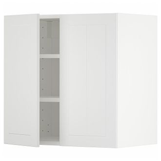 IKEA METOD Wandschrank mit B&ouml;den und 2 T&uuml;ren