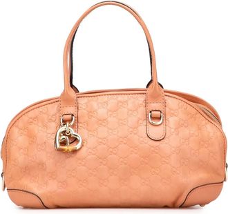 Gucci Hobo Bags - Guccissima Heart Bit Satchel - Gr. unisize - in Orange - für Damen