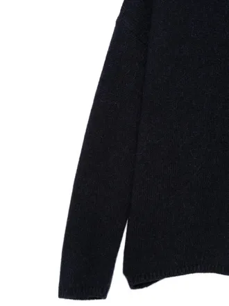 Apuntob Cashmere Crew Neck Sweater - Navy
