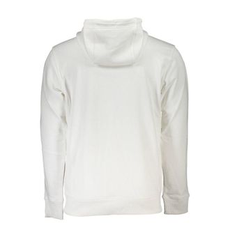 Tommy Hilfiger Logo-Embroidered Cotton Hoodie - White