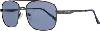 Guess Homme, Accessoires, Noir, Taille: ONE Size Metal Frame Aviator Lunettes de soleil