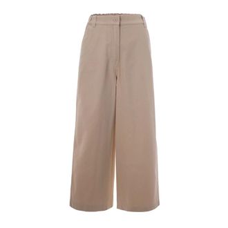 Max Mara Femme, Pantalons, Beige, Taille: 38 FR Wide Pantalons