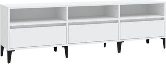vidaXL Vidaxl - Meuble tv blanc 150x30x44,5 cm bois ding&eacute;nierie