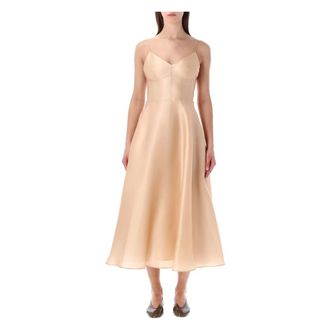 Alberta Ferretti Femme, Robes, Rose, Taille: 36 FR Abito Tripla Organza