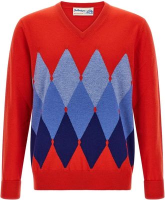 Ballantyne Herren, Strickwaren, Mehrfarbig, MGr&ouml;&szlig;e