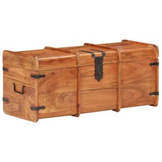 vidaXL vidaXL Coffre de rangement 90x40x40 cm Bois dacacia solide