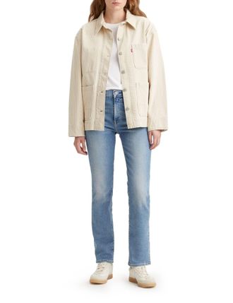 Levi's Damen 724 High Rise Straight Jean, Blau (Blue Wave Light), 30W / 32L