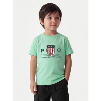 Beverly Hills Polo Club T-Shirt P-SS26B-TS414011 Gr&uuml;n Regular Fit