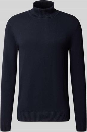 Christian Berg Regular Fit Strickpullover aus Baumwoll-Woll-Mix mit Rollkragen
