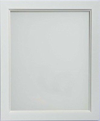 Frame Company Ainsworth Bilderrahmen, mit Bruchsicherem Plexiglas, Plastik, weiß, 19 x 13 Inch