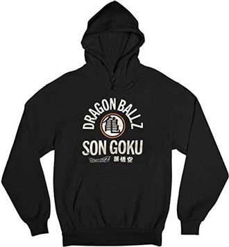 Bioworld Dragon Ball Z Anime Son Goku Sweat &agrave; capuche pour homme, Noir, S