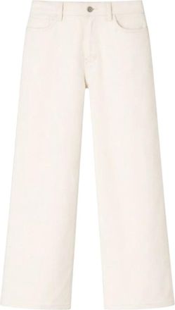 2-Biz Femme, Jeans, Beige, Taille: 44 FR Wide Jeans