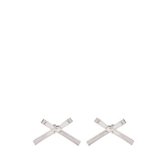 Marc Jacobs Femme, Accessoires, Gris, Taille: ONE Size The Lingerie Bow Earrings