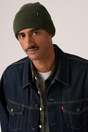Levi's Essential Beanie - Damen - Gr&uuml;n / Gr&uuml;n
