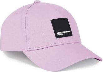 Karl Lagerfeld Karl Lagerfeld Jeans, Femme, Casquette avec Logo Box, Violet, One Size