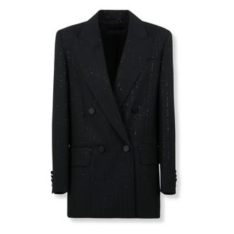 Max Mara Femme, Vestes, Noir, Taille: 40 FR Appia Blazer