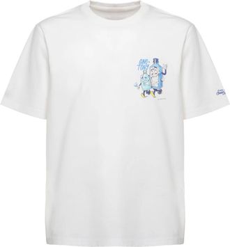 Saint Barth Homme, Tops, Blanc, Taille: M Portland T-Shirt