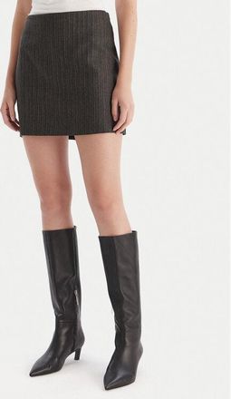 Marella Minirock Litanie 2523106112 Grau Slim Fit